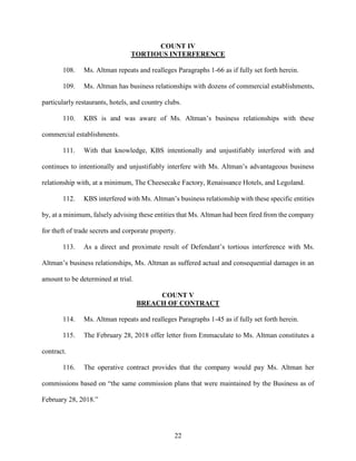 Counterclaims: Defamation, Tortious Interference & False Advertising | PDF