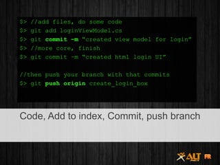My Git workflow | PPTX