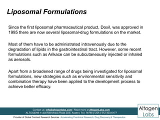 Altogen_Labs_Encapsulation_Services (2).ppt | Chemistry | Science