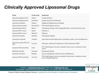 Altogen_Labs_Encapsulation_Services (2).ppt | Chemistry | Science