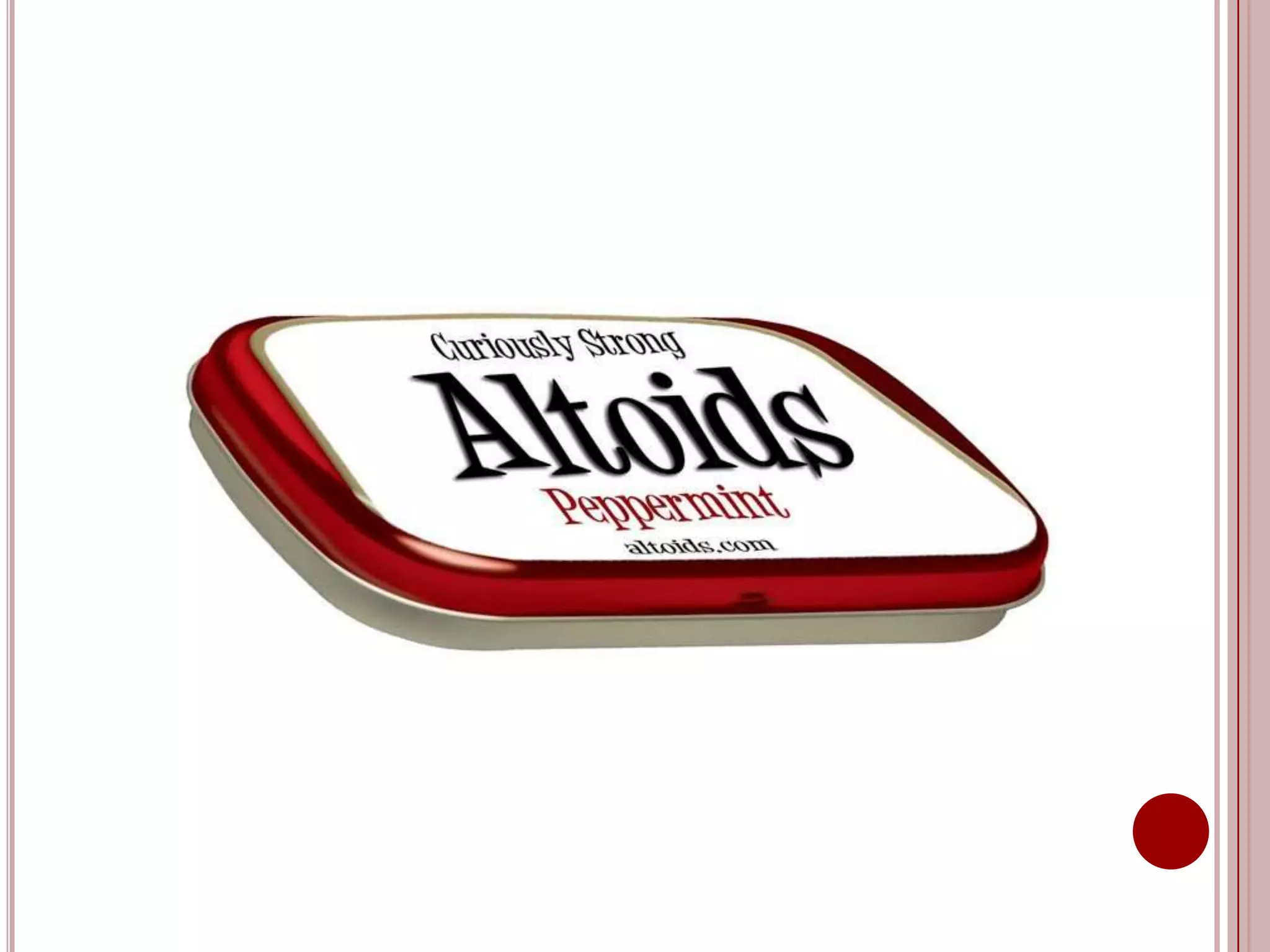 Altoids Advertising Campaign | PPTX