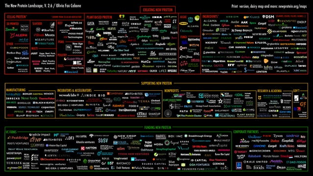 The Alternative Protein Landscape, V.2.6 by Olivia Fox Cabane | PPT