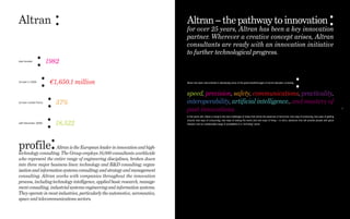 Altran Corporate Brochure | PDF