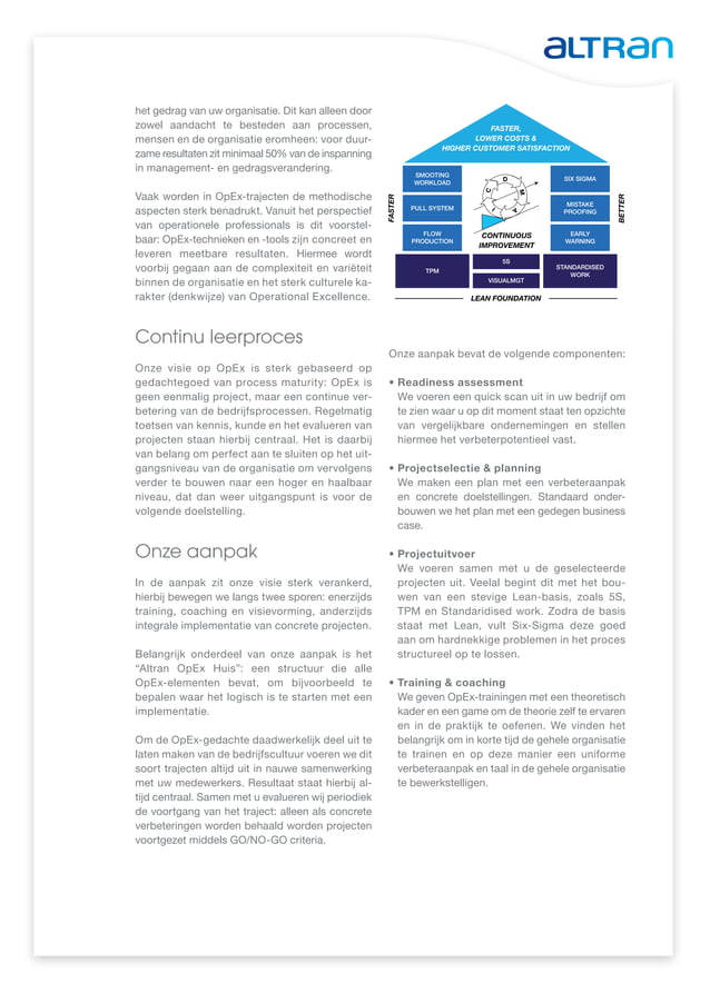 Altran Operation Excellence | PDF