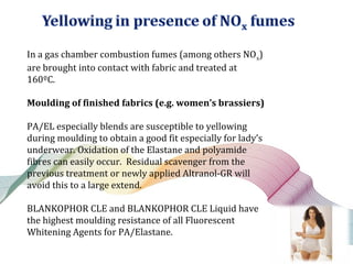 ALTRANOL GR--- Prevent yellowing of fabrics during heat setting or ...