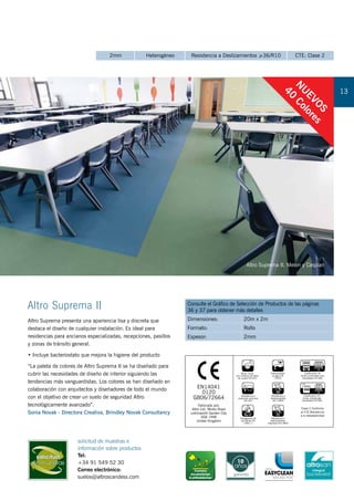 Catálogo completo de suelos de seguridad Altro | PDF