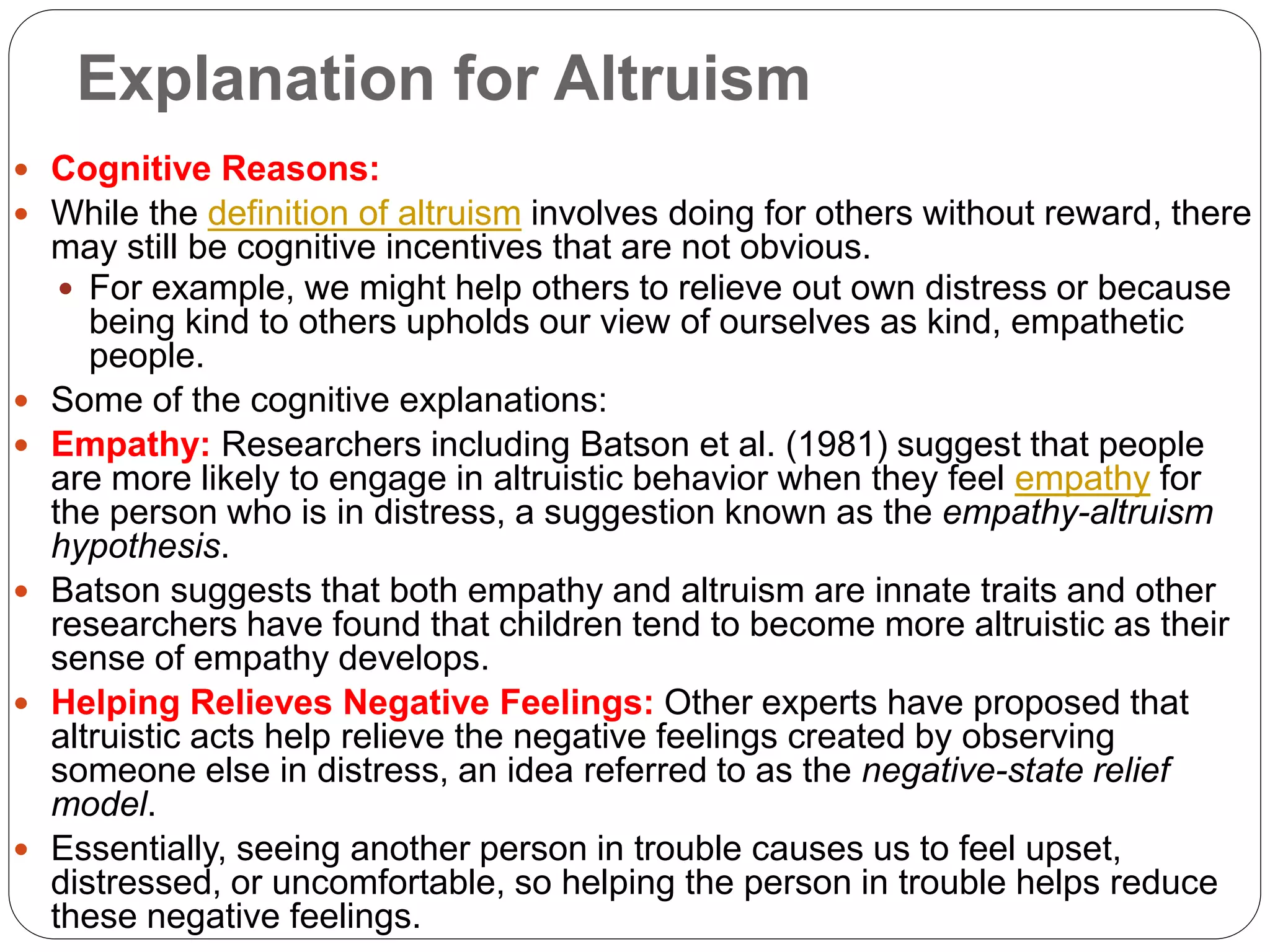 Altruism | PPTX
