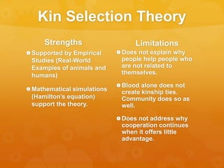 Altruism Theories | PPTX