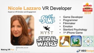 Eco Empathy and VR in AltSpace Lazzaro | PPT