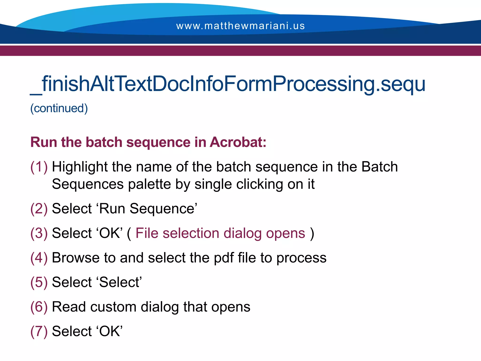 Guide to InDesign scripts for enhancing 508 accessibility of pdfs | PDF
