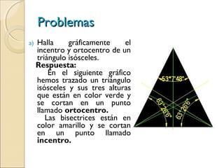 La altura y el ortocentro de un triángulo | PPT