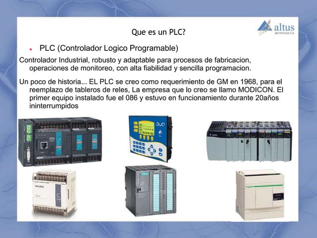 altus.ppt presentacion del plc Fatek o Altus | PPT