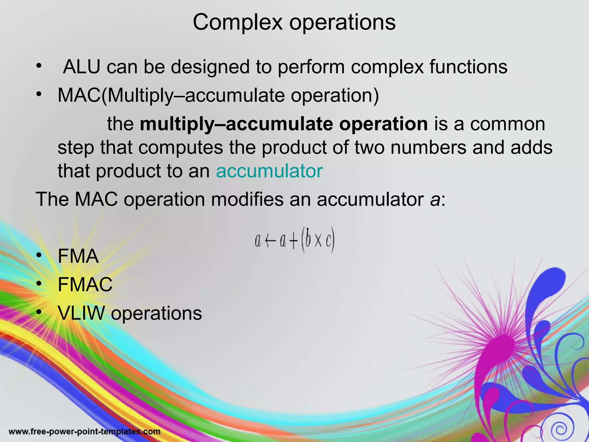 Arithmetic Logic Unit (ALU) | PPT