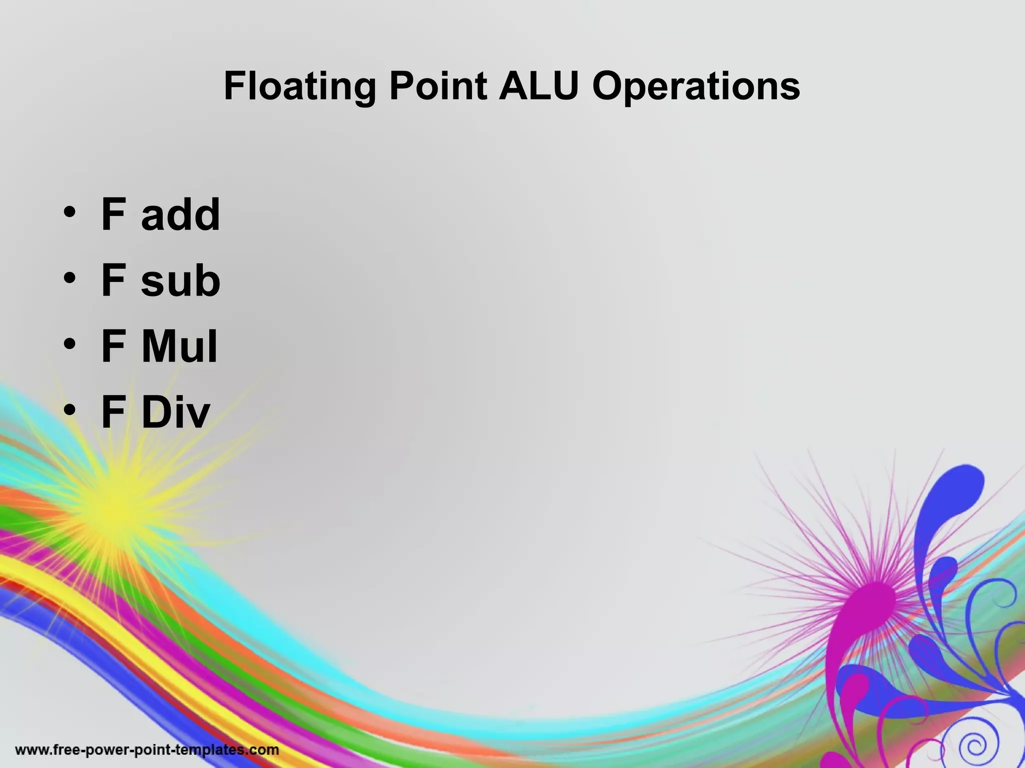 Arithmetic Logic Unit (ALU) | PPT