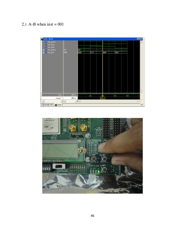 8 Bit Alu Design Using Xilinx Design Talk
