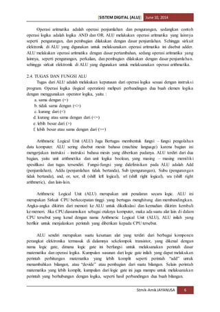 Alu adder | DOCX