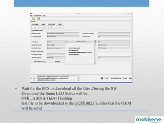 Alcatel Lucnet bts offline commissioning | PPTX