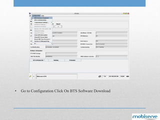 Alcatel Lucnet bts offline commissioning | PPTX
