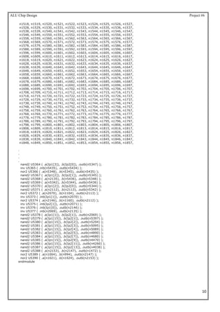 32 bit ALU Chip Design using IBM 130nm process technology | DOCX