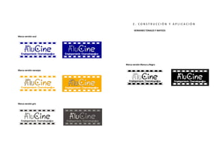 Manual de identidad corporativa AluCine | PDF