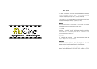 Manual de identidad corporativa AluCine | PDF
