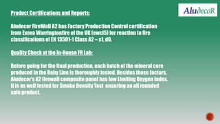 Aludecor communication summary | PPT