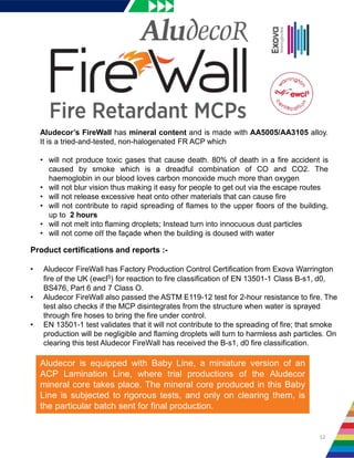 Aludecor Safety & Elegance, Delivered. | PDF