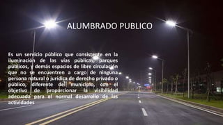 Alumbrado publico | PPTX