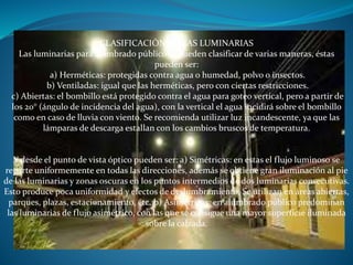 Alumbrado publico alexandra | PPTX