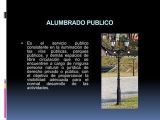 Alumbrado publico saia | PPTX