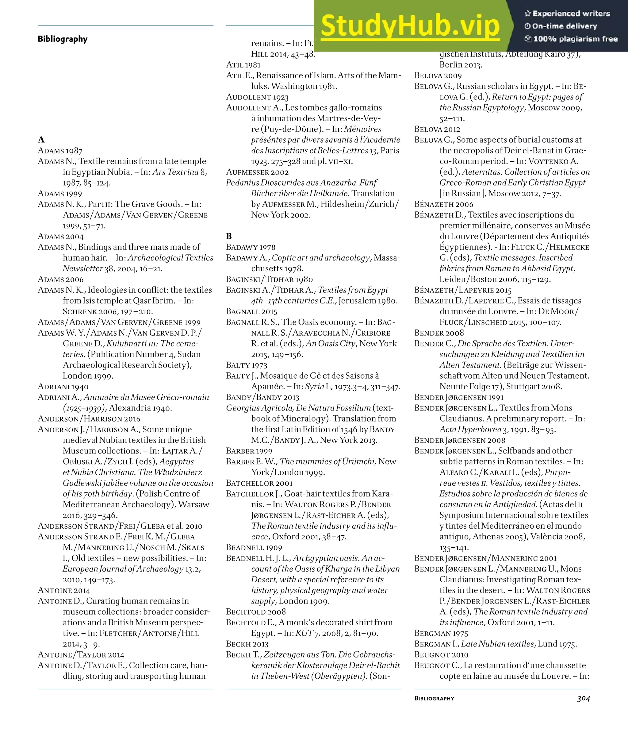 Alum In Ancient Egypt The Written Evidence | PDF