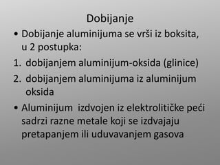Aluminijum | PPTX