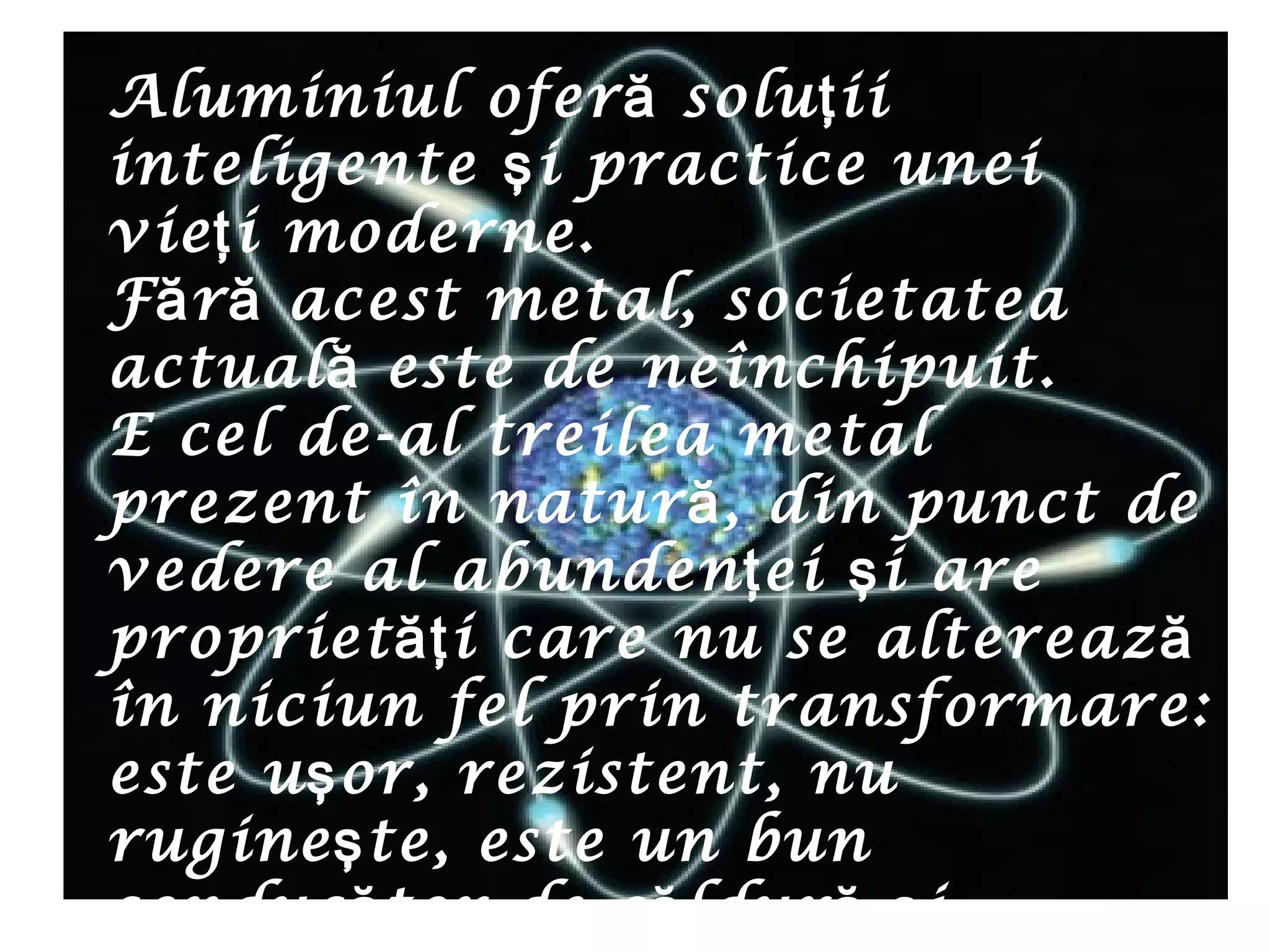 Aluminiul proiect | PPT