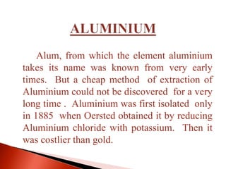 Aluminium | PPTX