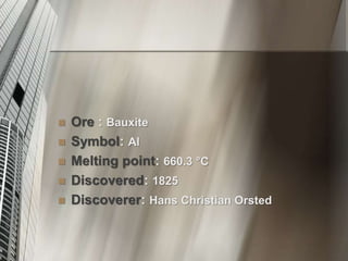 Aluminium | PPTX
