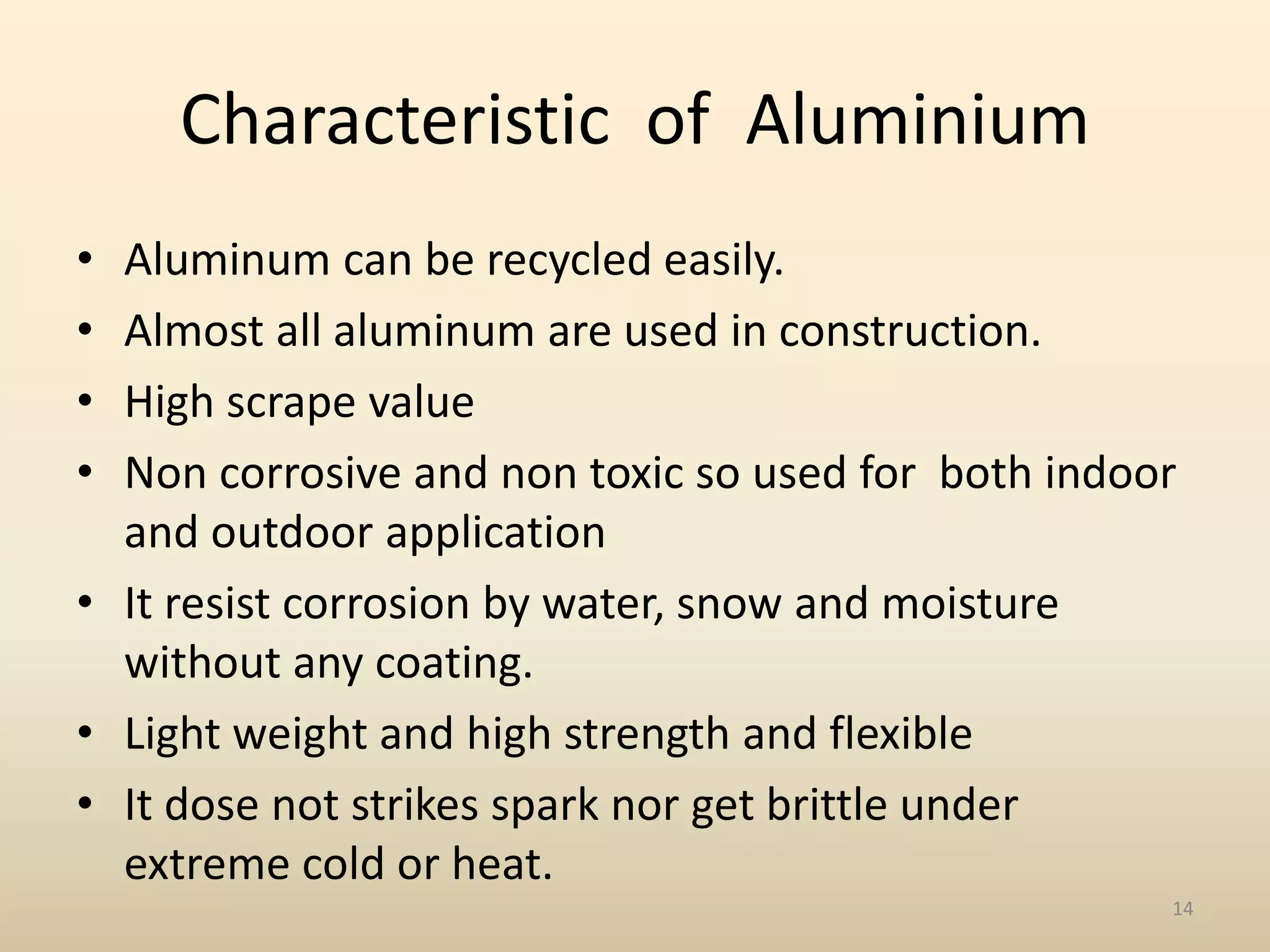 Aluminium | PPTX