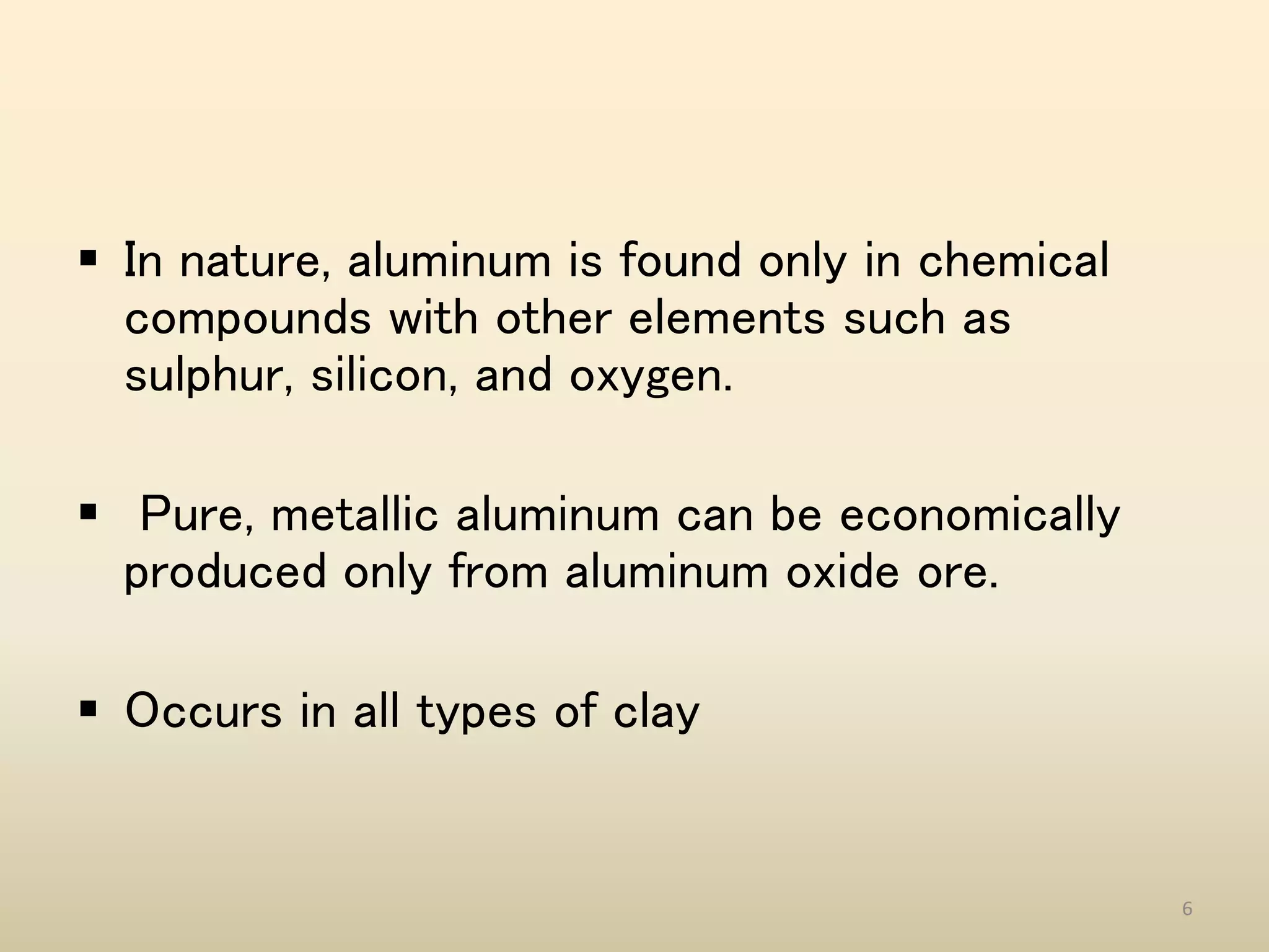 Aluminium | PPTX