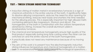 Aluminium Chip & bulk Scrap Recycling with “TSIT Melting Technology” | PPT