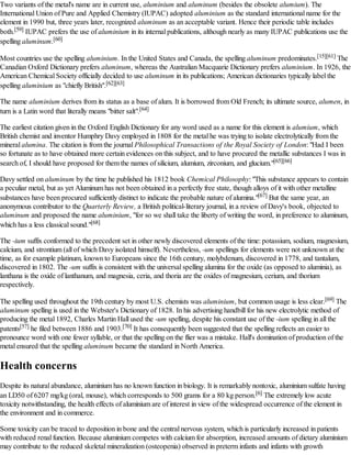 Aluminium wikipedia, | PDF
