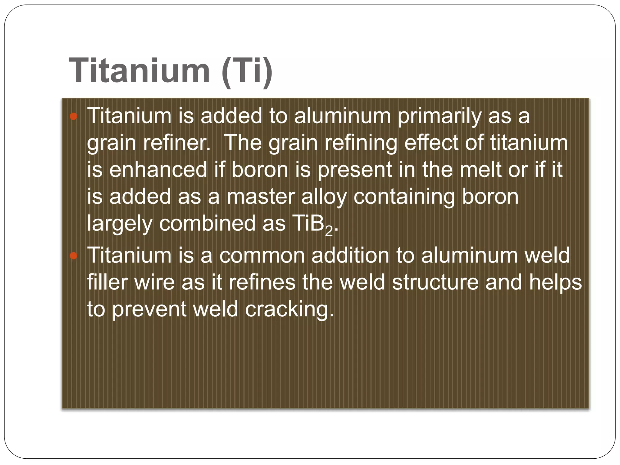 Aluminium alloys and applications | PPTX