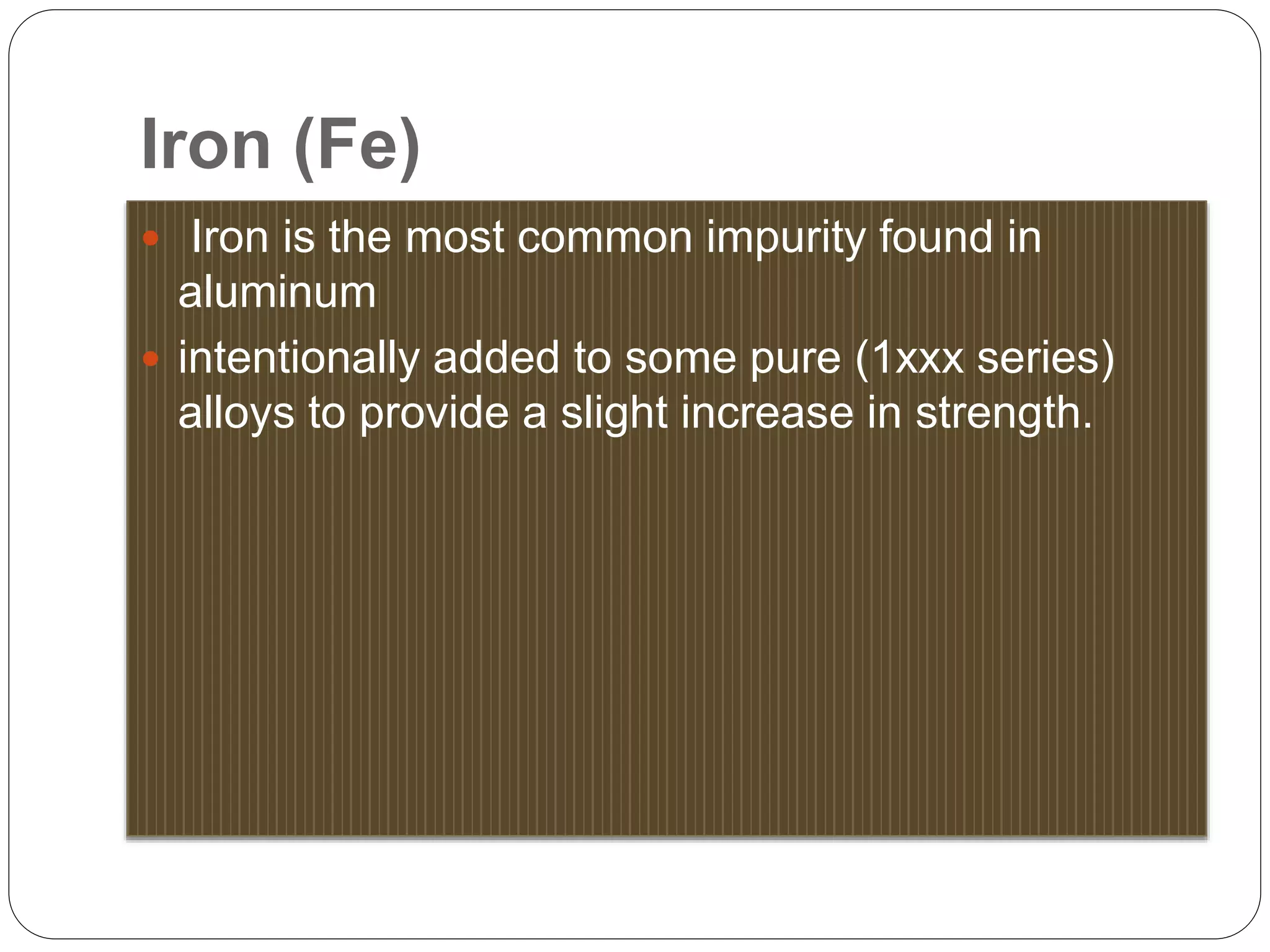 Aluminium alloys and applications | PPTX