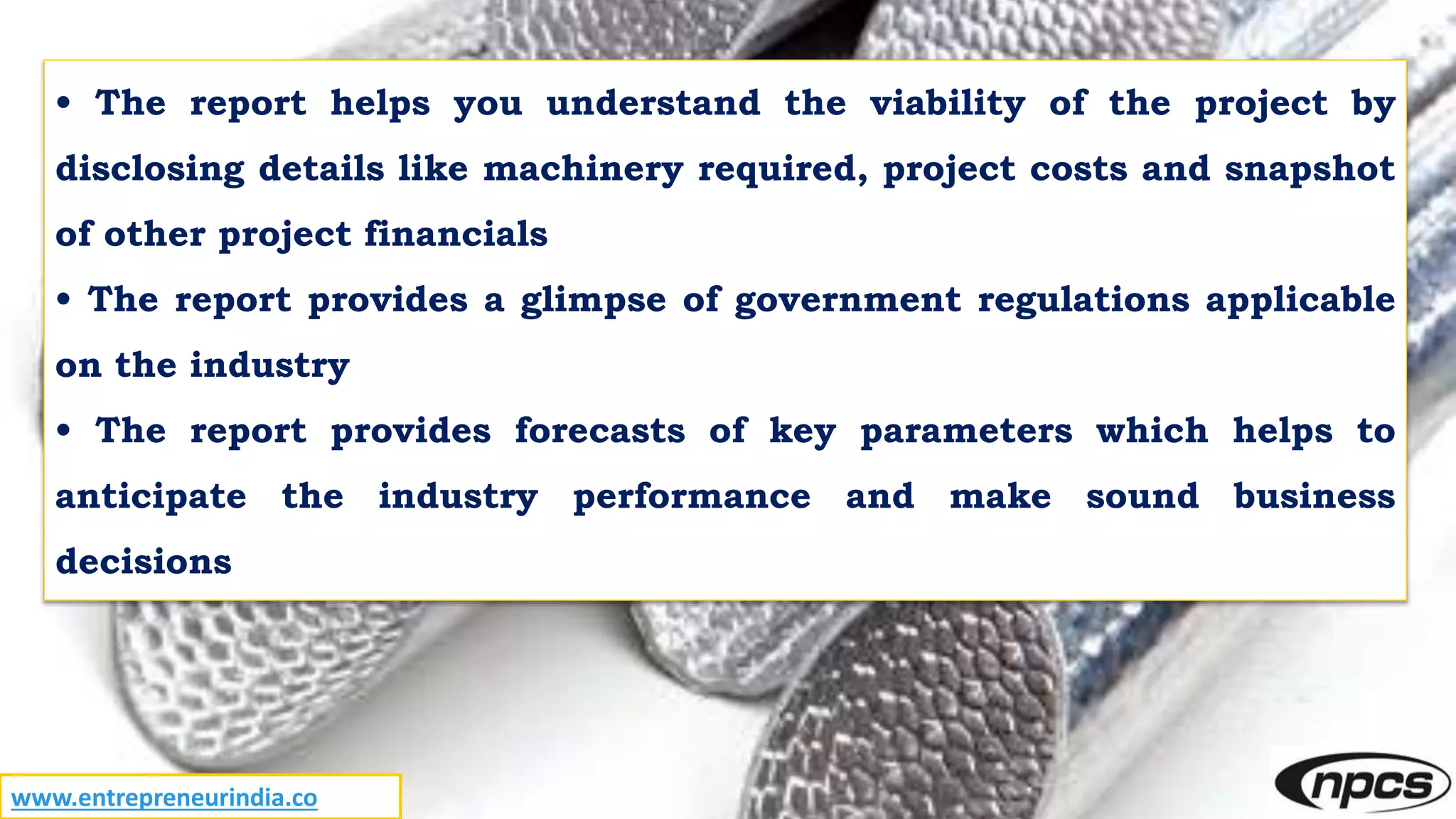 Aluminium and Aluminium Downstream Projects | PPTX