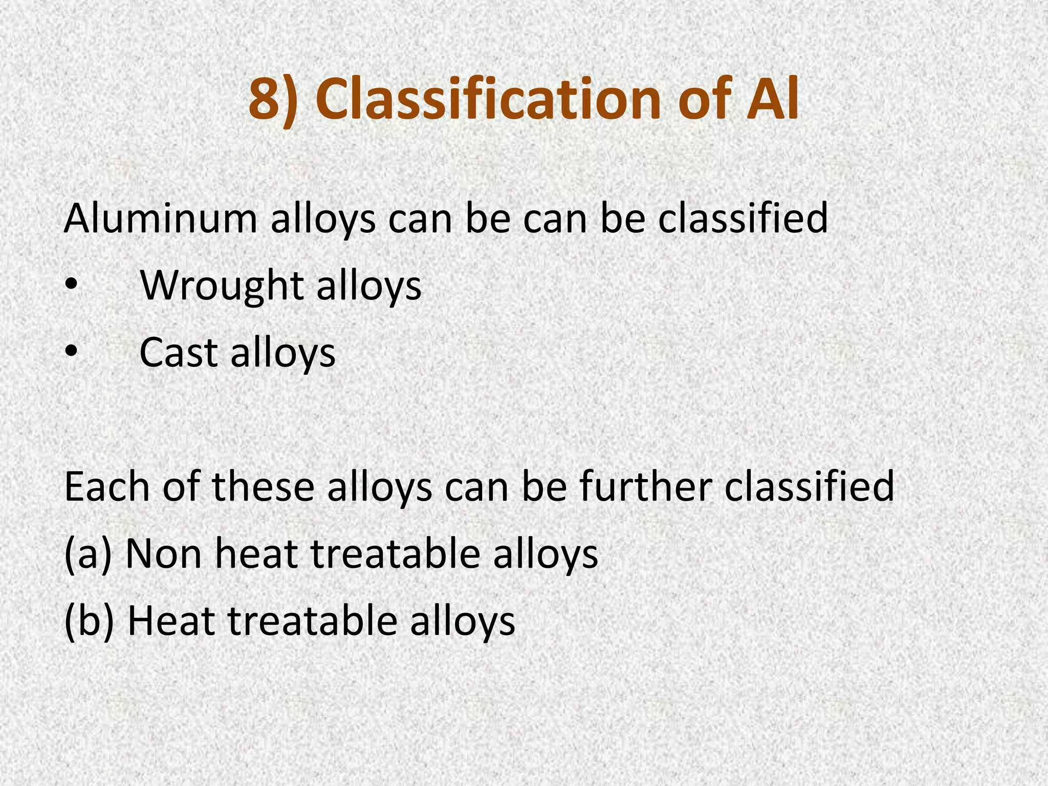 Aluminium and it’s alloys | PPTX