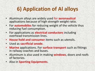 Aluminium and it’s alloys | PPTX