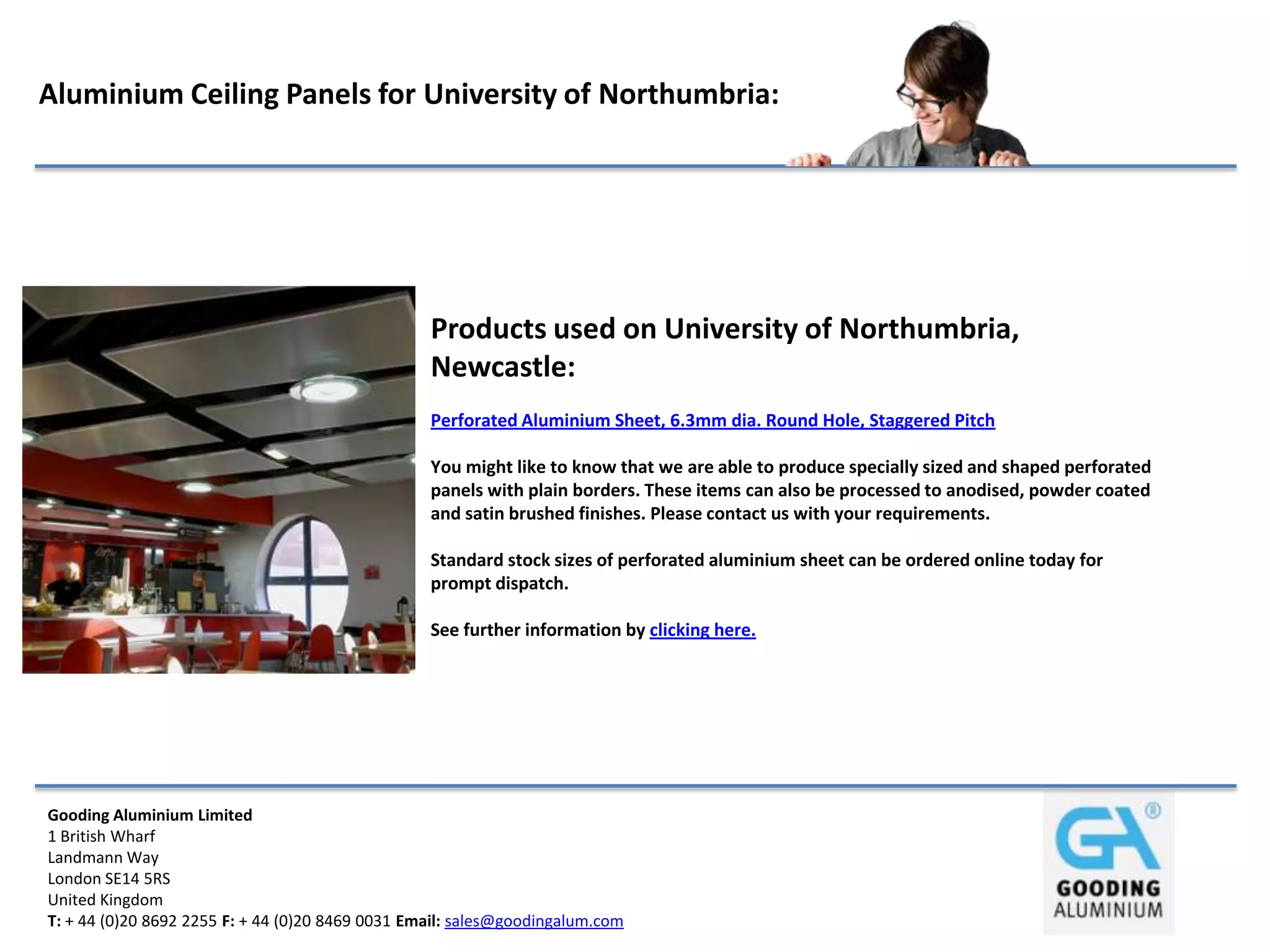 Aluminium Ceiling Panels | PPTX