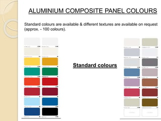 Aluminium composite panels(acp) | PPTX