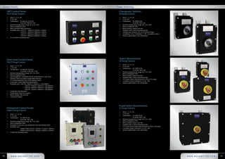 Aluminium Control Panels - Walsall ASMCP/AL EEx d Control Panels | PPT