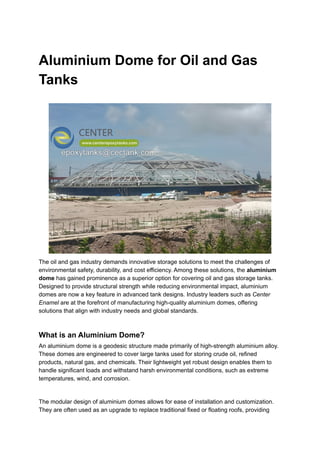 Aluminium Dome for Oil and Gas Tanks.docx