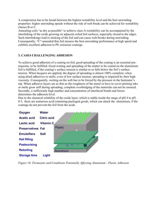 Aluminium foil coating | PDF