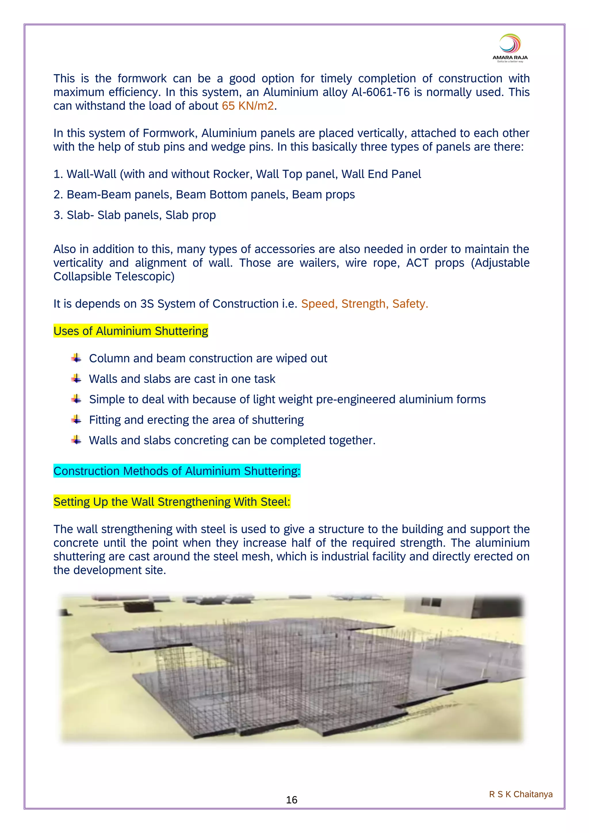 Aluminium Formwork Vs Conventional Formwork | PDF